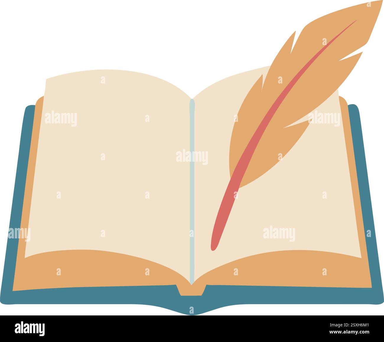 Poem Book Vintage Quill Writing Stock Vector Image & Art - Alamy