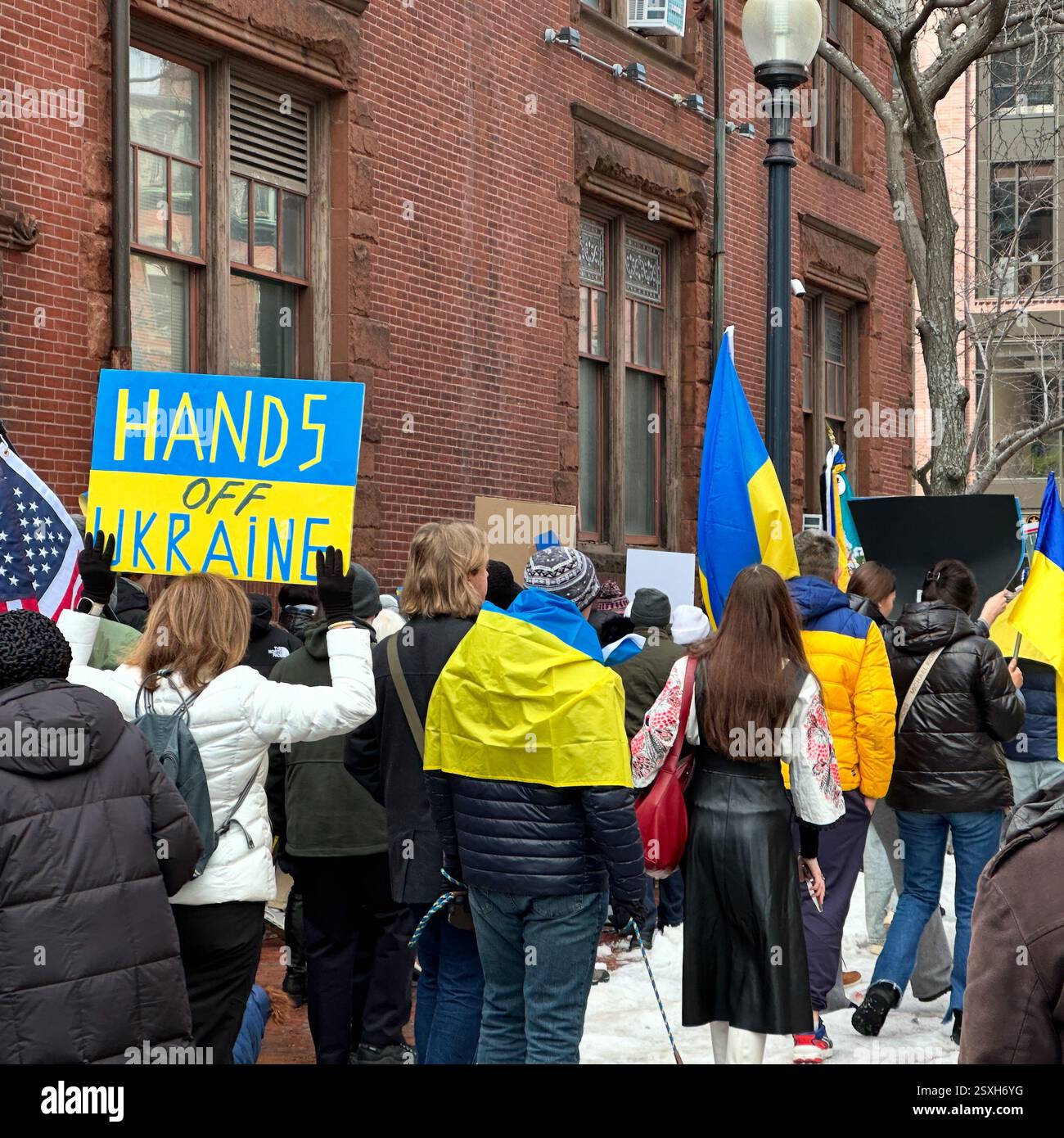 Stand With Ukraine rally, Boston, Massachusetts, United States Stock ...