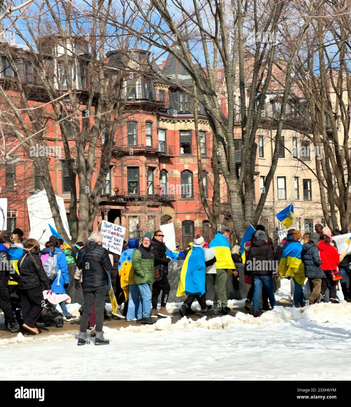 Stand With Ukraine rally, Boston, Massachusetts, United States Stock ...
