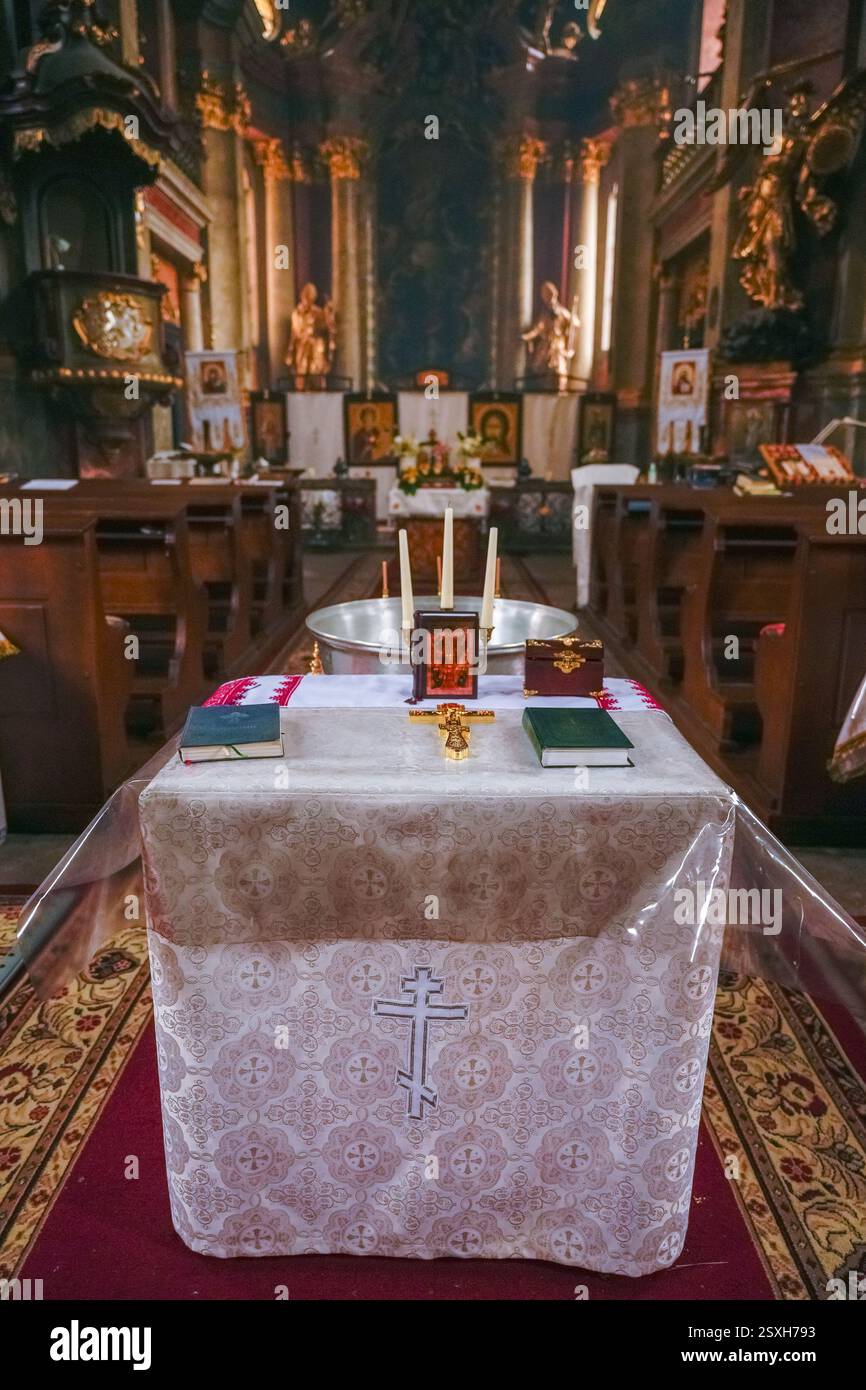 Prague, Czech republic - February 23, 2025: Orthodox church of Saint ...