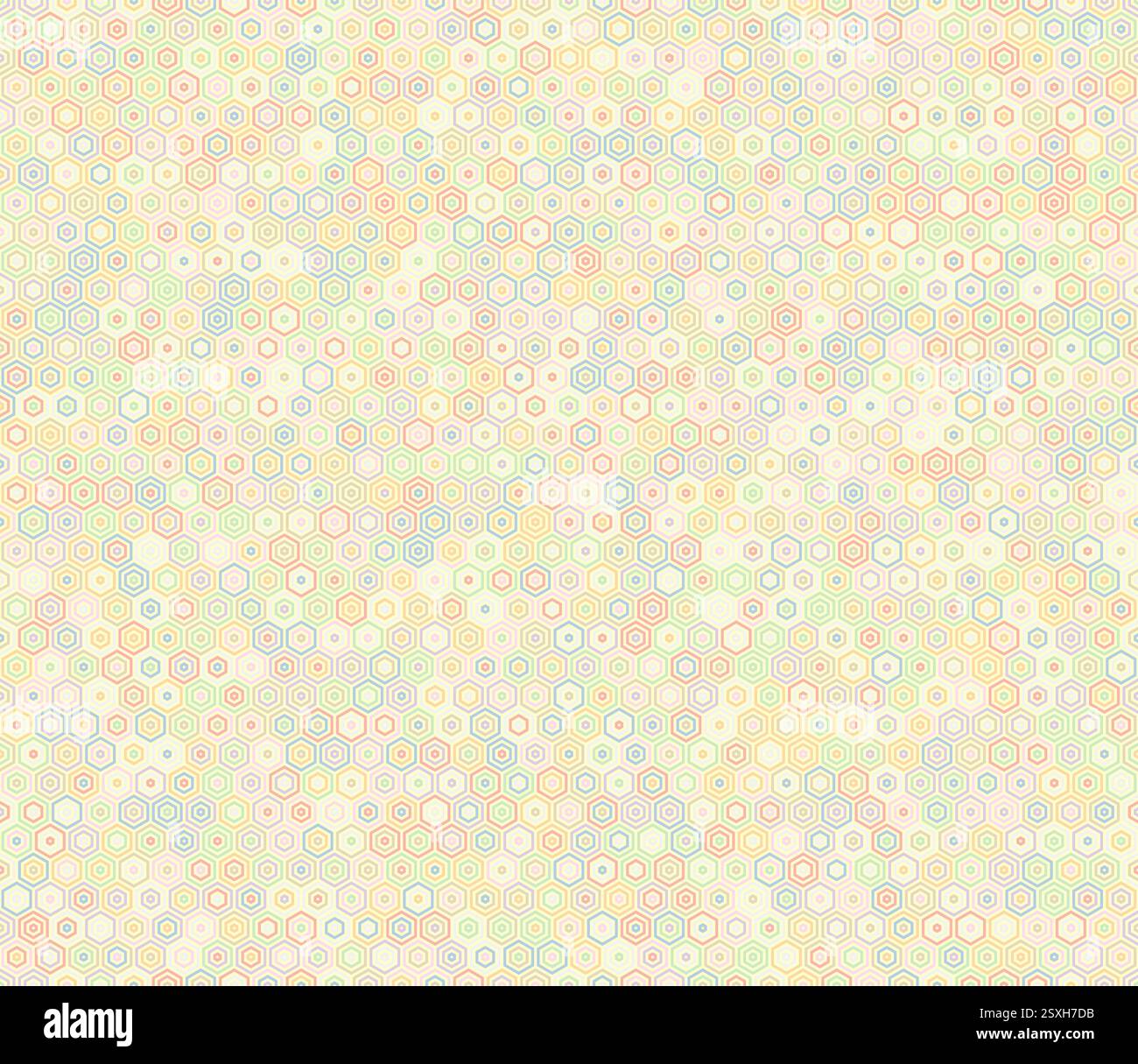 Geometric pattern. Stacked hexagon bold mosaic cell. Regular hexagon ...