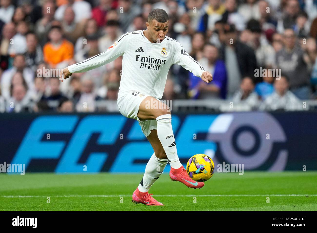 Kylian Mbappe of Real Madrid CF during the La Liga EA Sports match ...