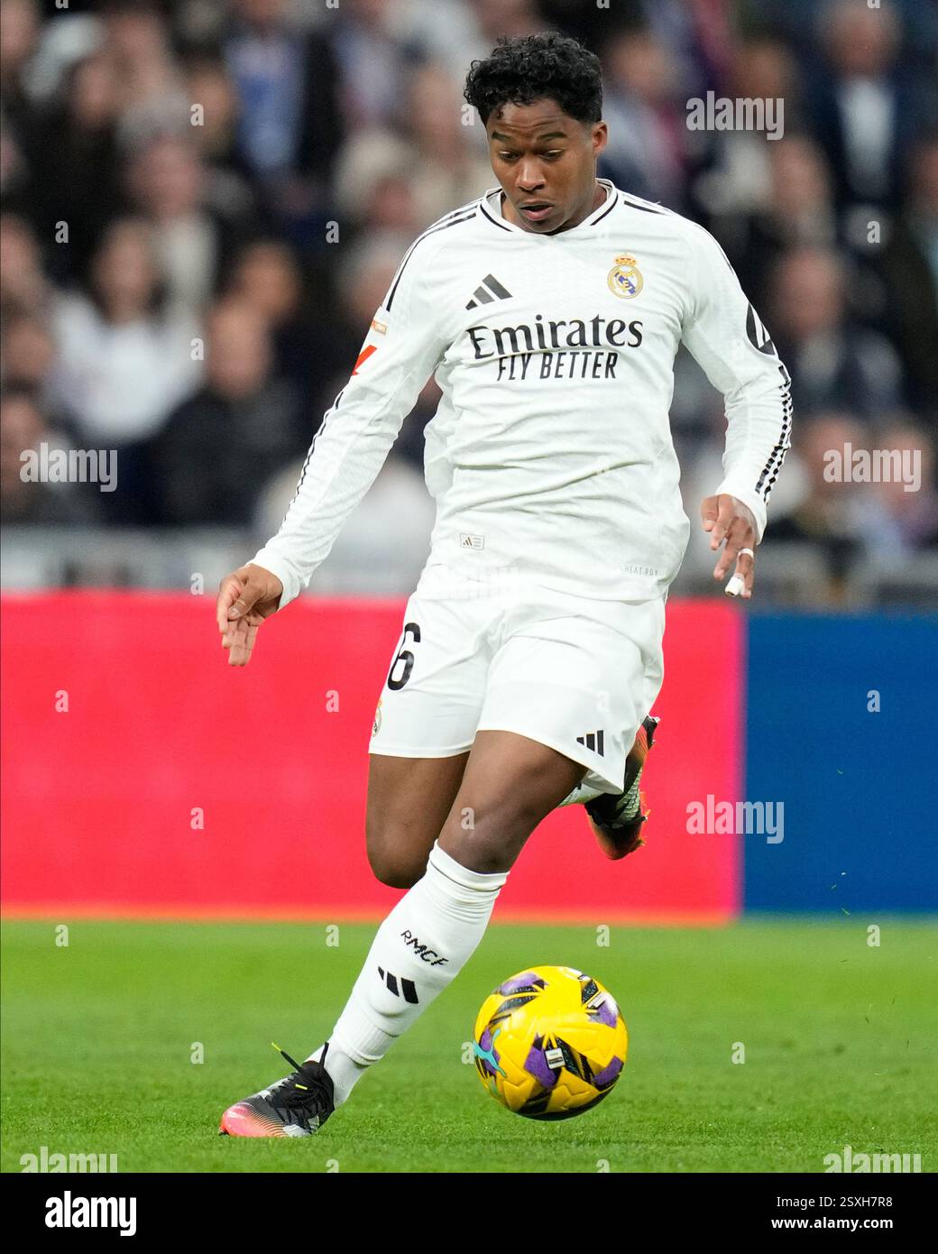 Endrick of Real Madrid CF during the La Liga EA Sports match between ...