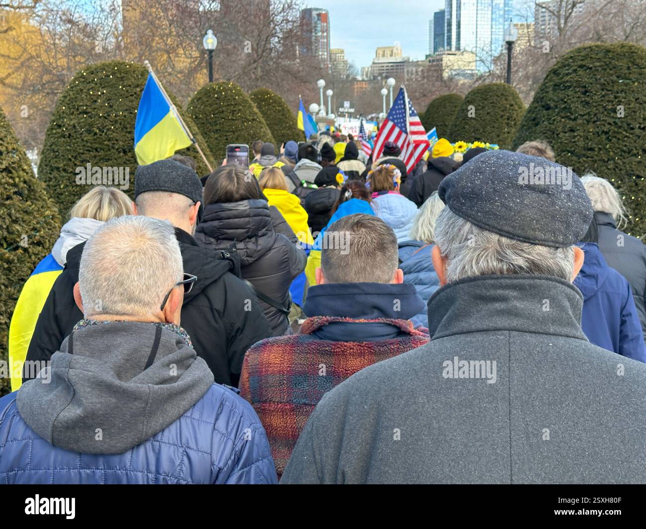 Stand With Ukraine rally, Boston, Massachusetts, United States Stock ...