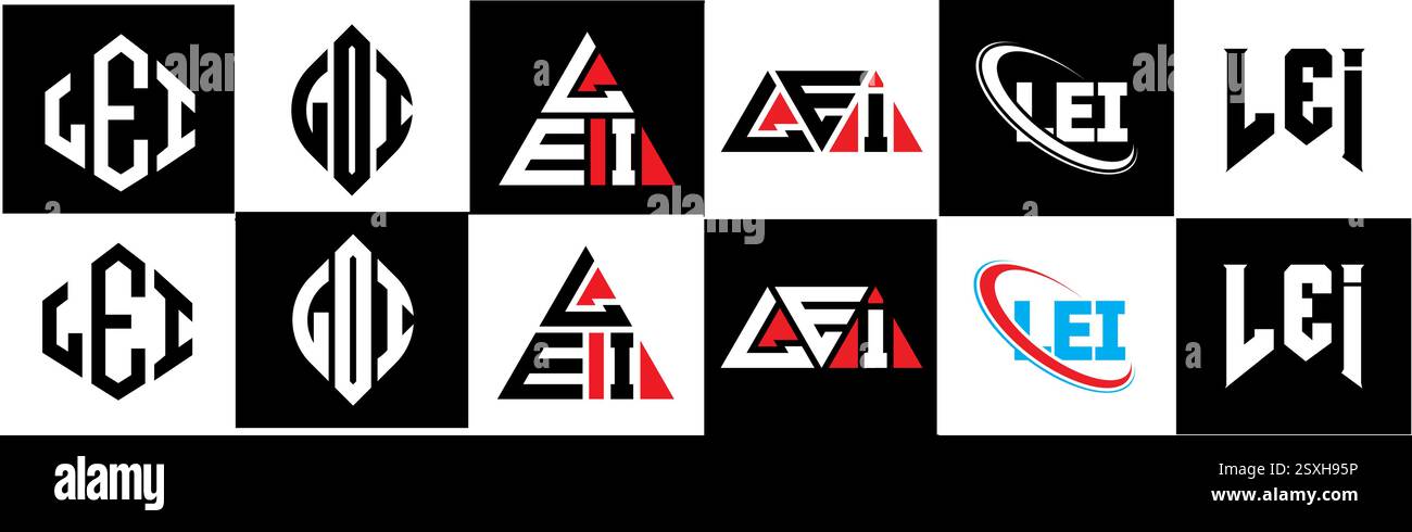 Lei circle logo hi-res stock photography and images - Alamy