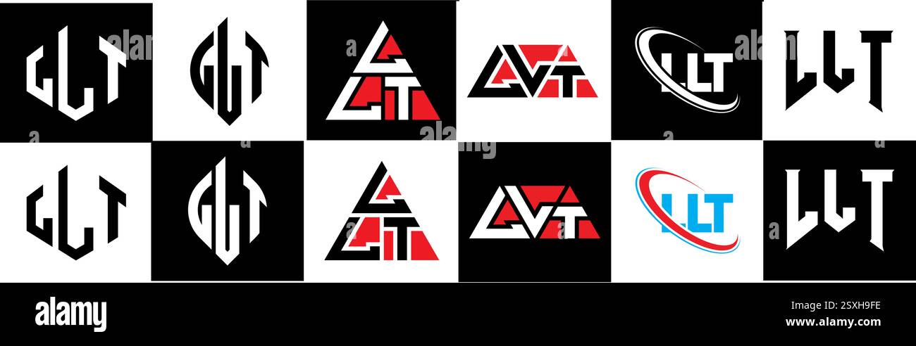 Llt logo design hi-res stock photography and images - Alamy