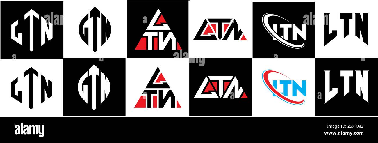 Ltn circle logo hi-res stock photography and images - Alamy