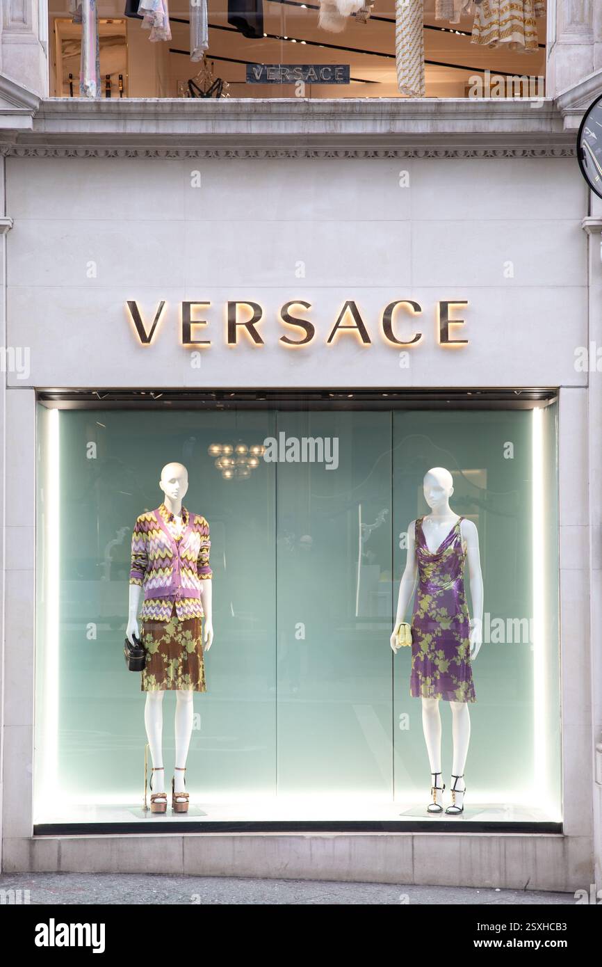 Versace store front Stock Photo - Alamy