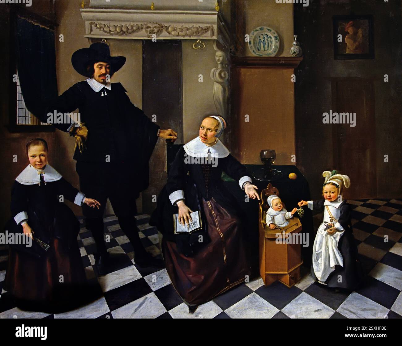 Portrait of a Family by Pieter de Hooch (circle of) Rotterdam, 1629 ...