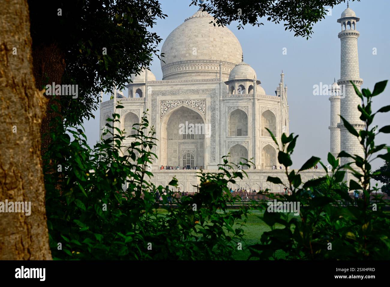The Taj Mahal from a different angle Stock Photo - Alamy