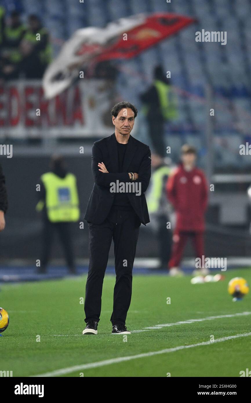 Rome, Italy. 24th Feb, 2025. Alessandro Nesta, coach of A.C. Monza ...