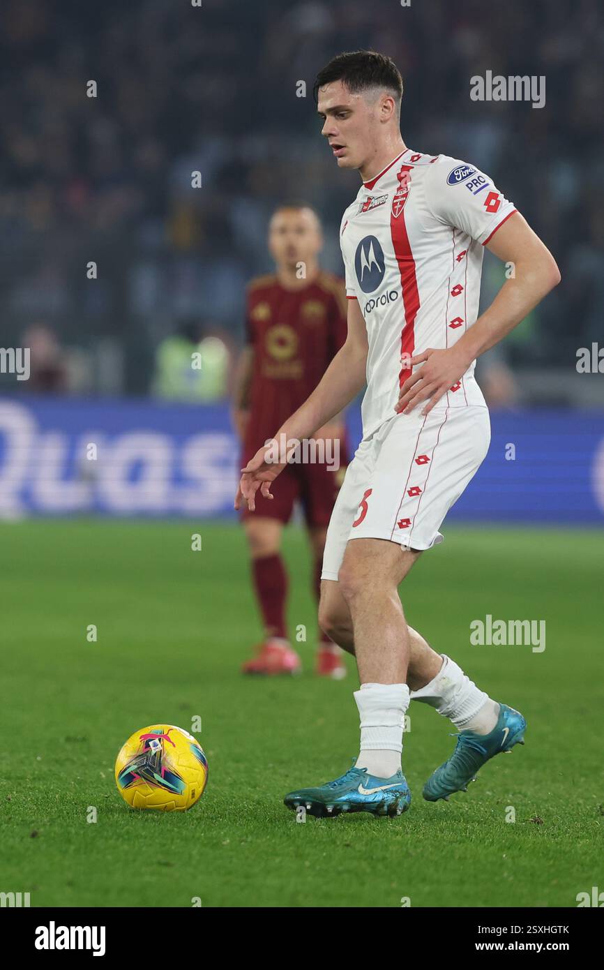 Rome, Italy. 24th Feb, 2025. Rome, Italy 24.02.2024 : Stefan Lekovic of ...