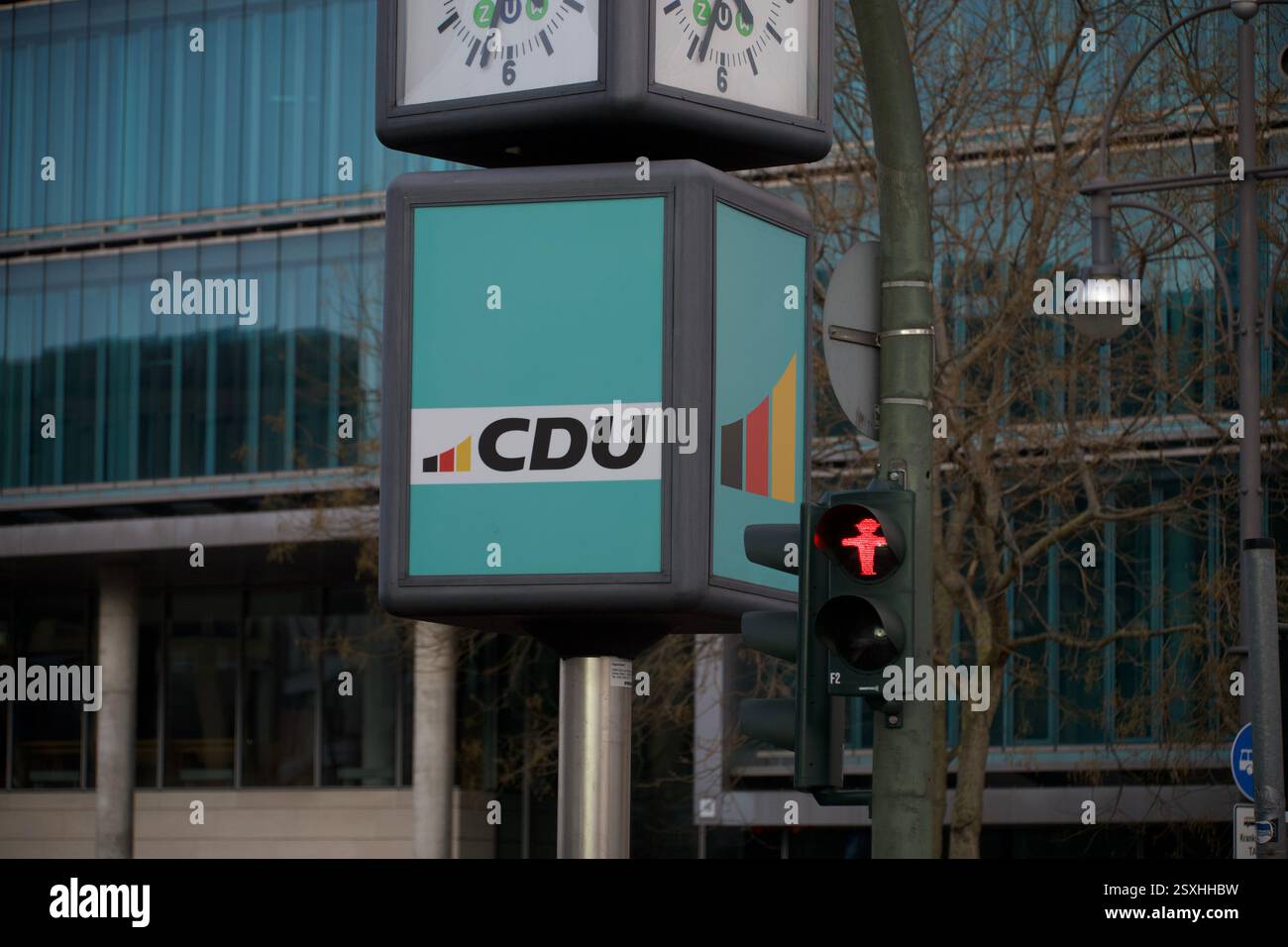 Berlin, Germany. February 23, 2025. Christian Democratic Union (CDU) leader and chancellor ...