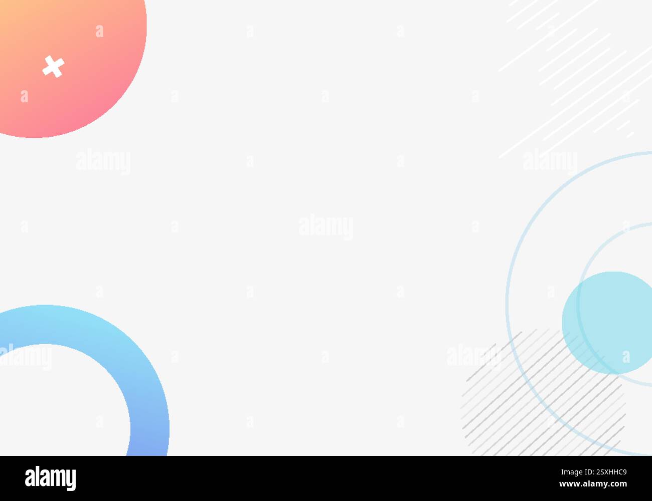 A sleek arrangement of contemporary shapes and soft color blending ...