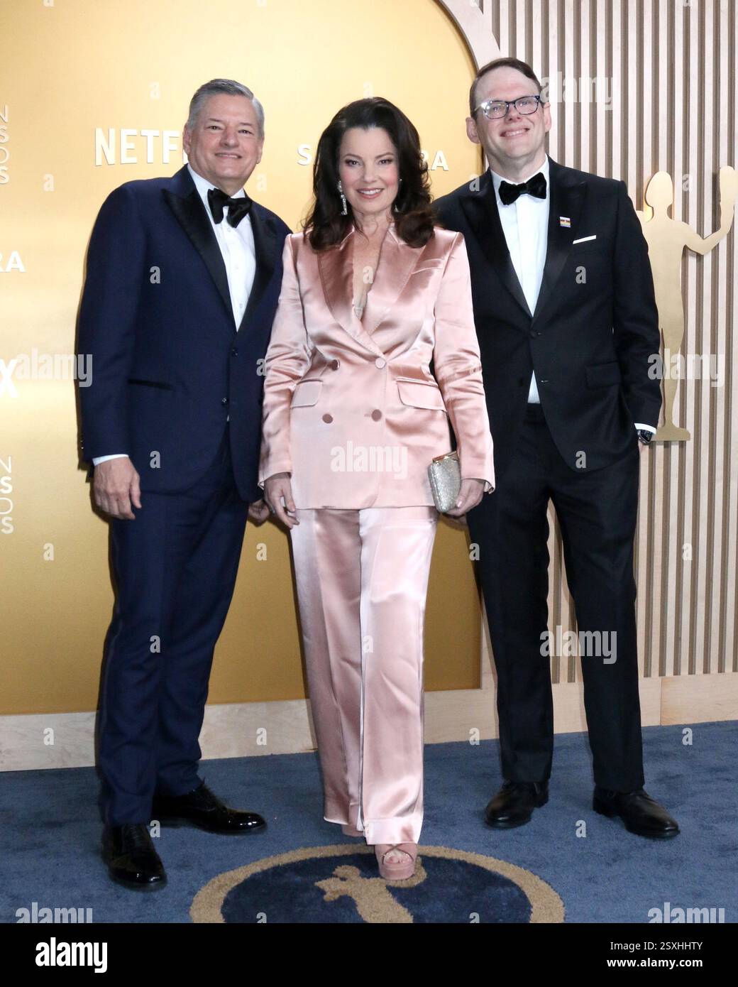 Ca. 23rd Feb, 2025. Ted Sarandos, Fran Drescher, Duncan Crabtree ...