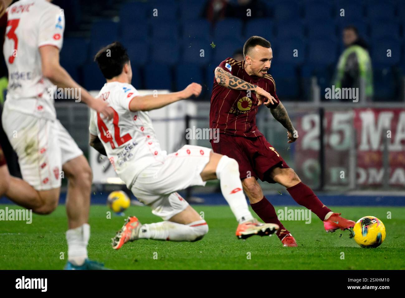 Rome, Italy. 24th Feb, 2025. Jose Angel Esmoris Tasende Angelino of AS ...