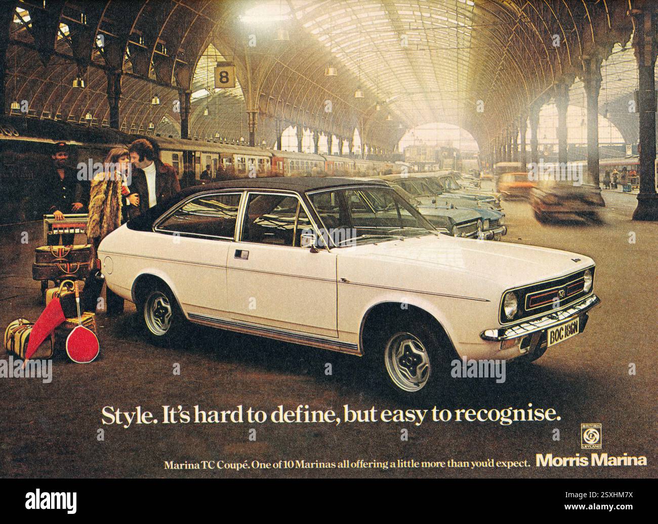 Vintage British Leyland advert for the Morris Marina TC Coupe ...