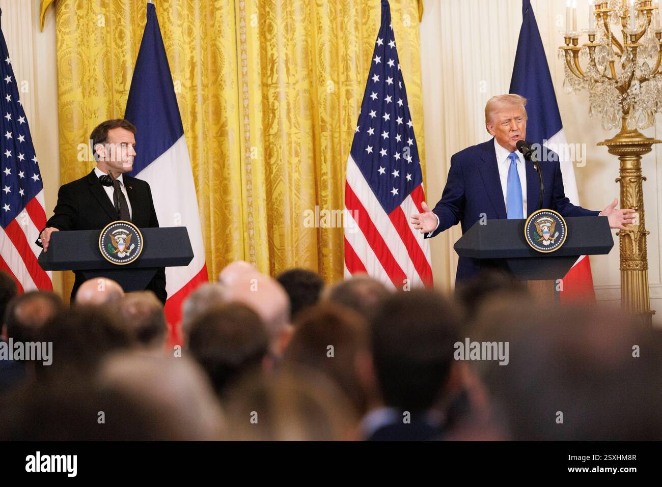 Washington, United States. 24th Feb, 2025. Emmanuel Macron, President ...