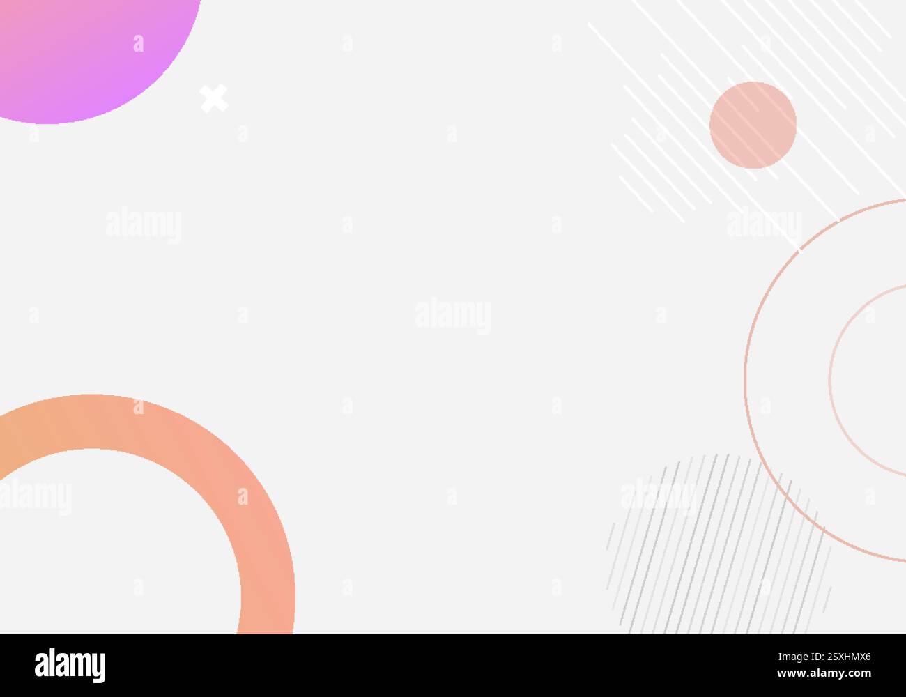 A striking fusion of contemporary shapes and bold accent colors Stock ...