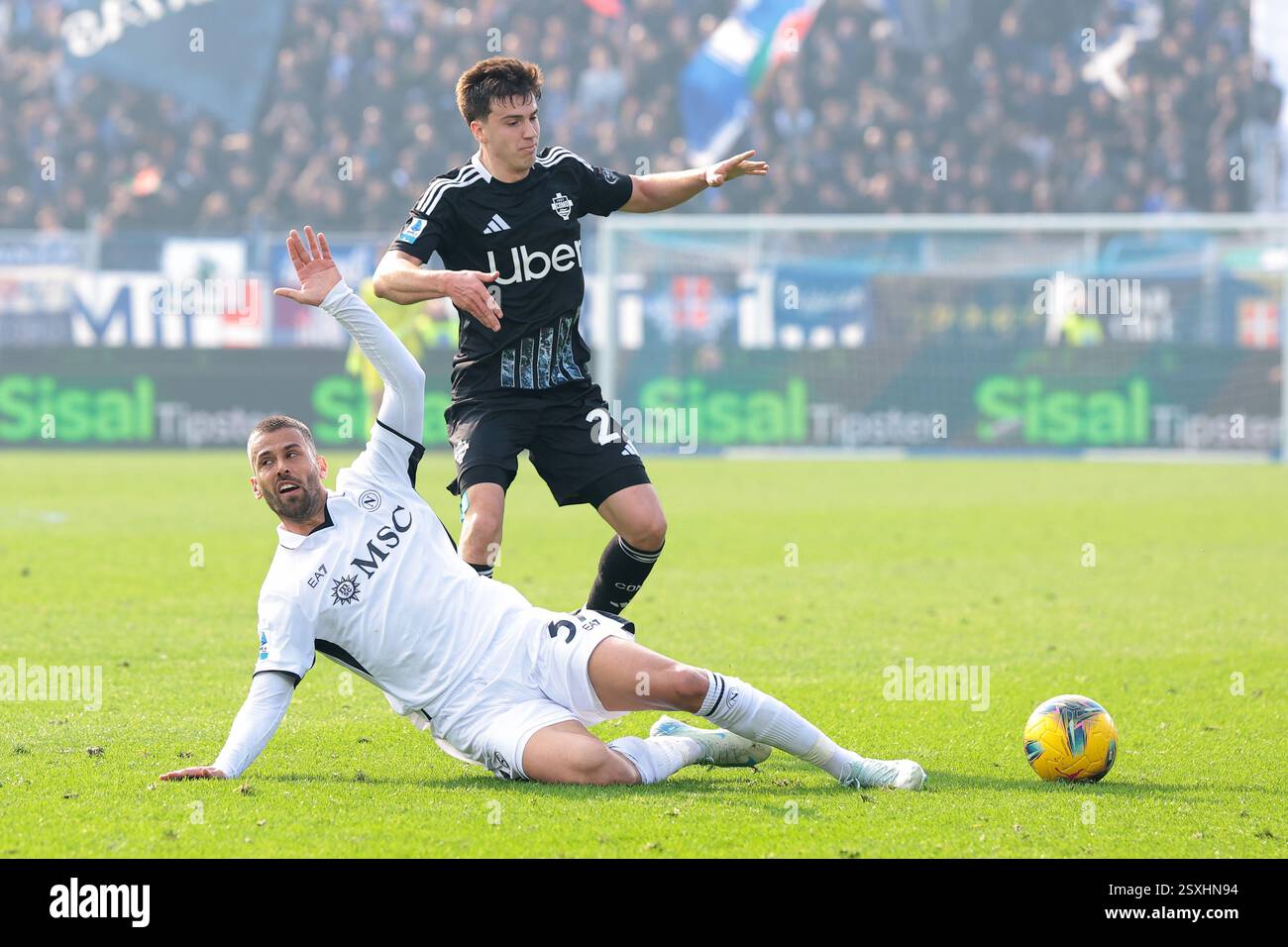 Como, Italy. 23rd Feb, 2025. Leonardo Spinazzola of SSC Napoli ...
