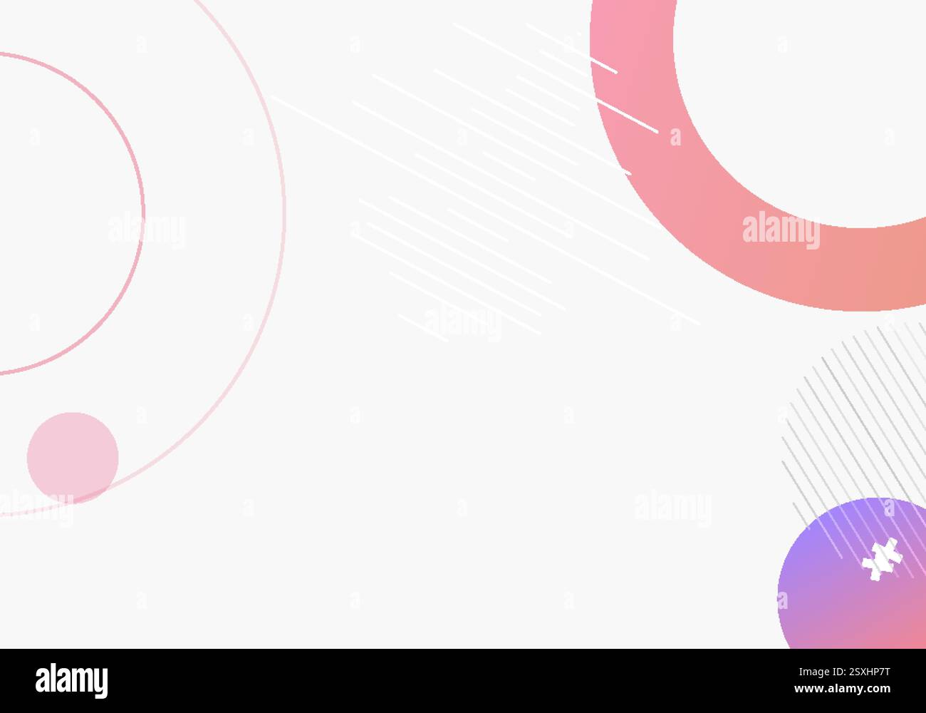 An engaging balance of geometric precision and soft gradients Stock ...