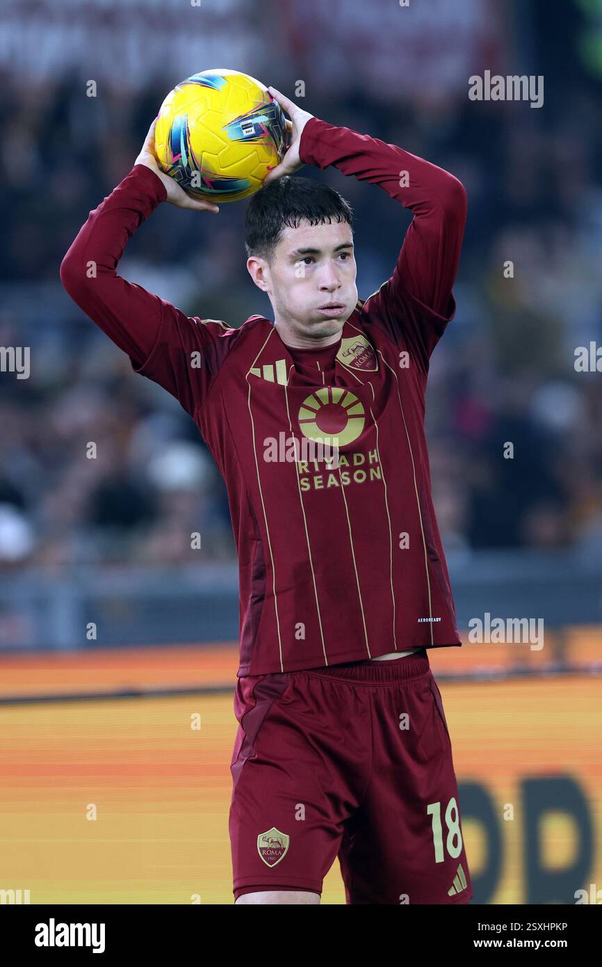 Rome, Italy. 24th Feb, 2025. Rome, Italy 24.02.2025 : Matias Soule of ...