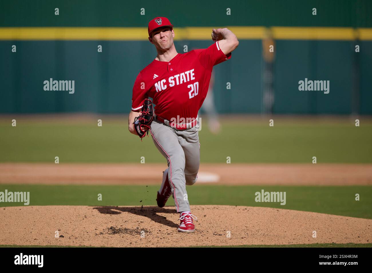 NC State Wolfpack pitcher Ryan Marohn (20) during an NCAA baseball game ...