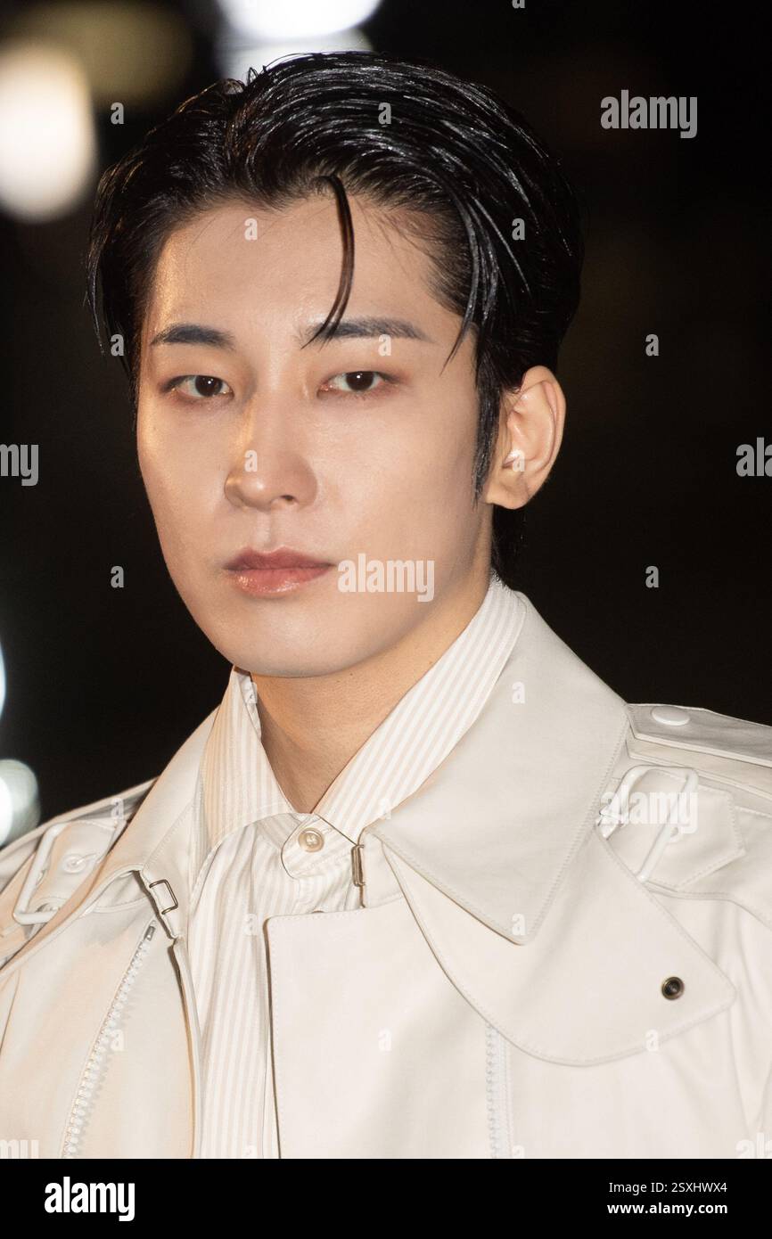 London, UK. 24 Feb, 2025. Pictured: Wonwoo of South Korean boy band ...