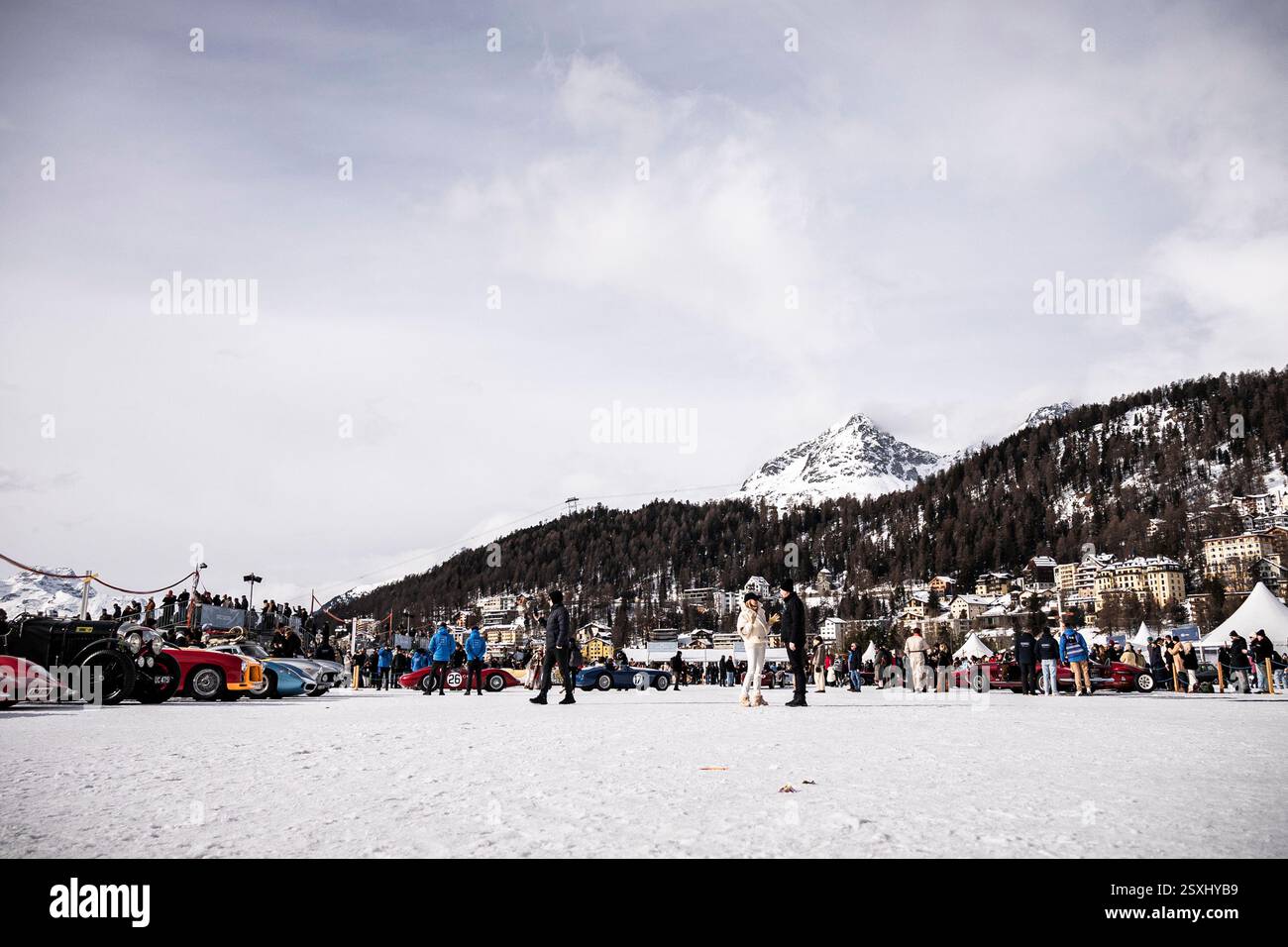 Cars details into the Park Ferme of The ICE Concours of Elegance in ...