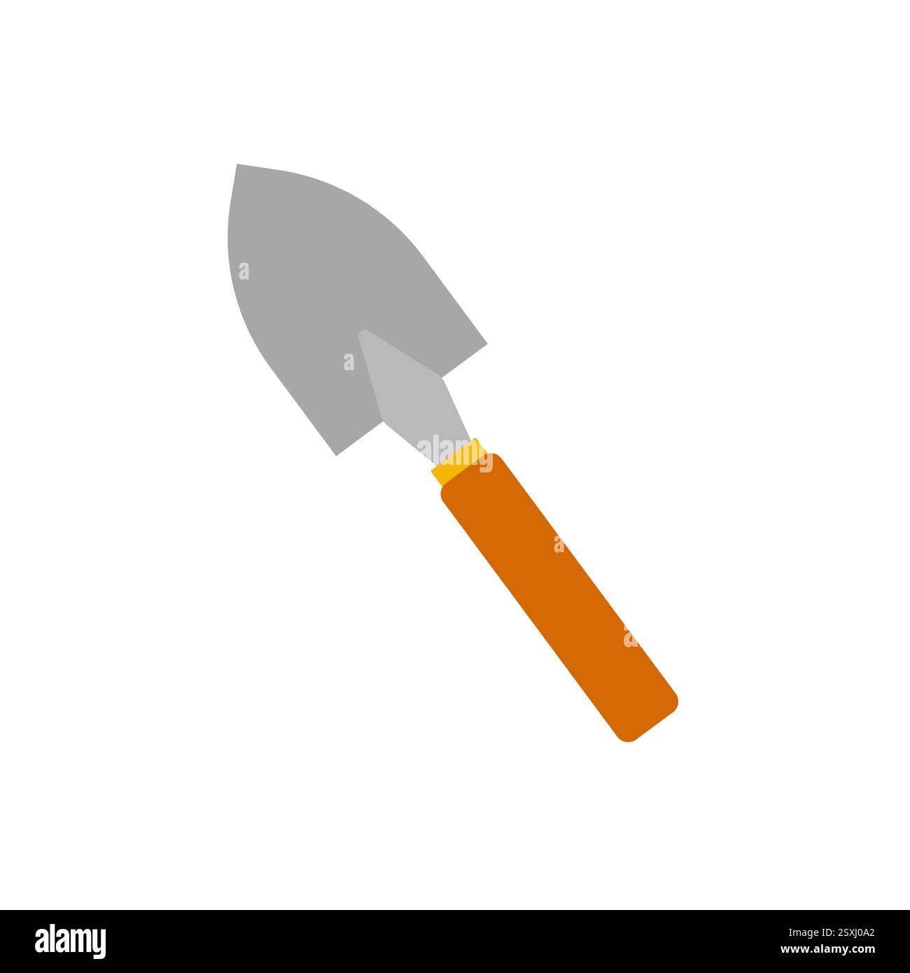 Gardening equipment used for planting and digging in home gardens ...