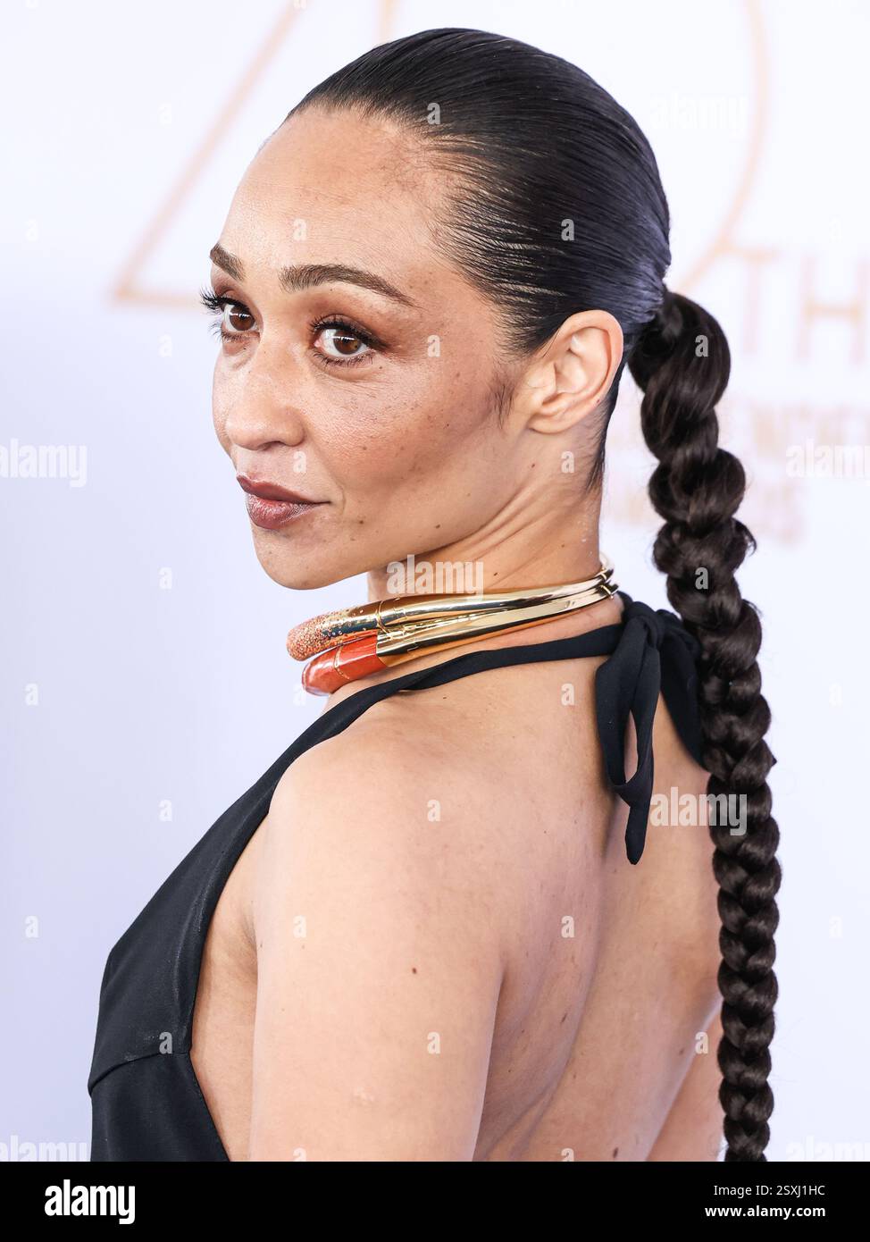SANTA MONICA, LOS ANGELES, CALIFORNIA, USA - FEBRUARY 22: Ruth Negga ...
