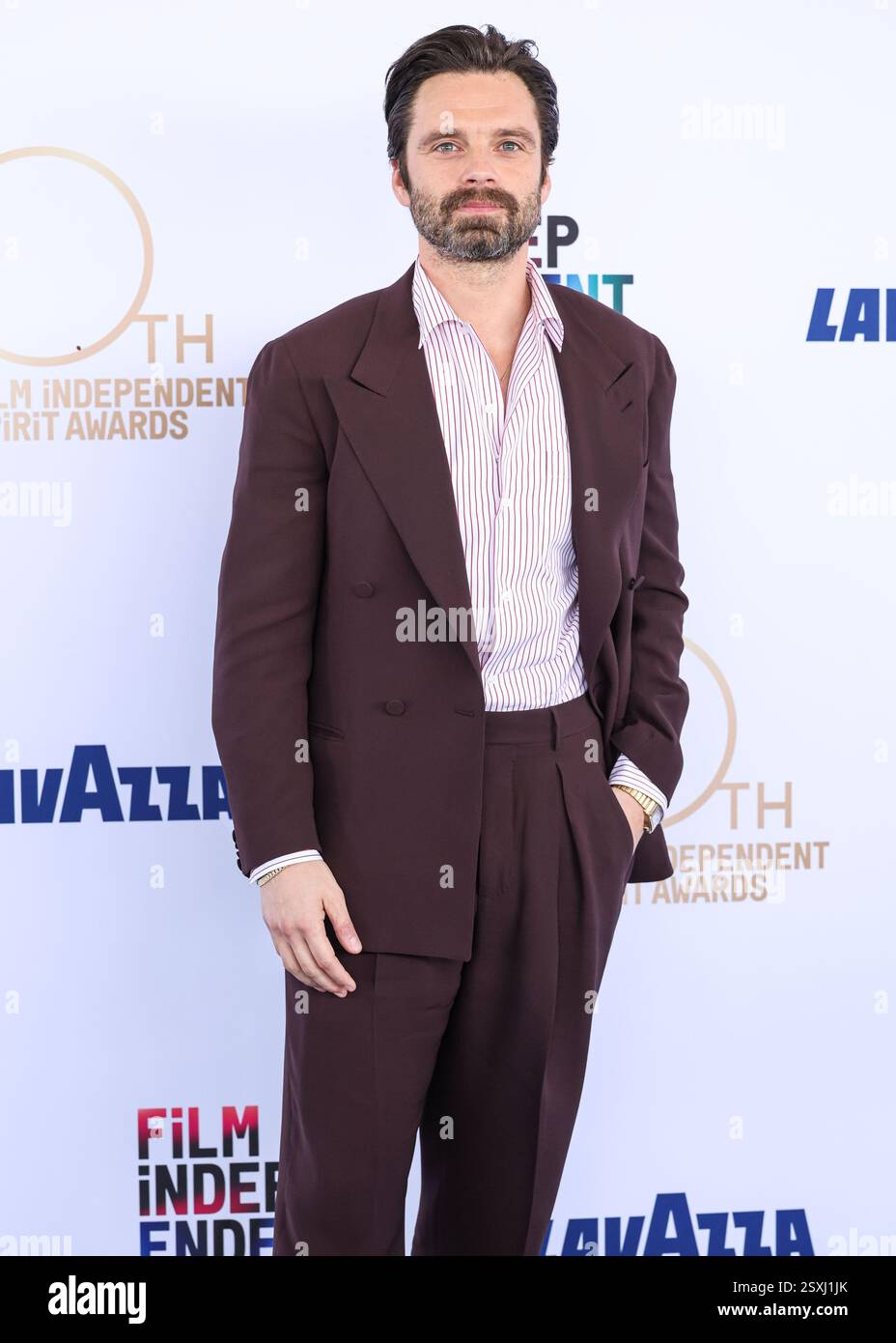 SANTA MONICA, LOS ANGELES, CALIFORNIA, USA - FEBRUARY 22: Sebastian ...