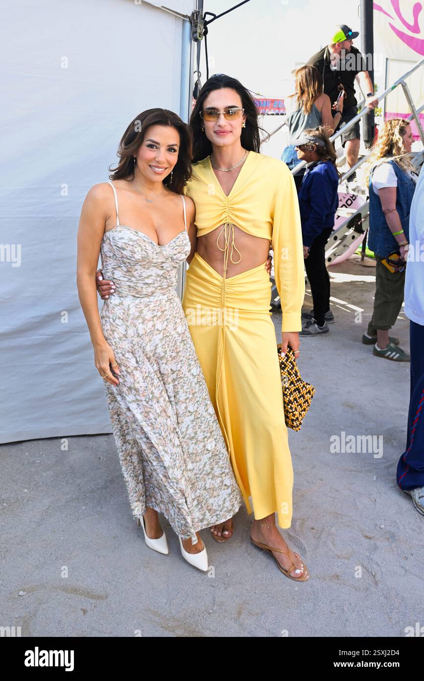 Eva Longoria, left, and Isabela Grutman appear during 3 to 5 on Ocean ...