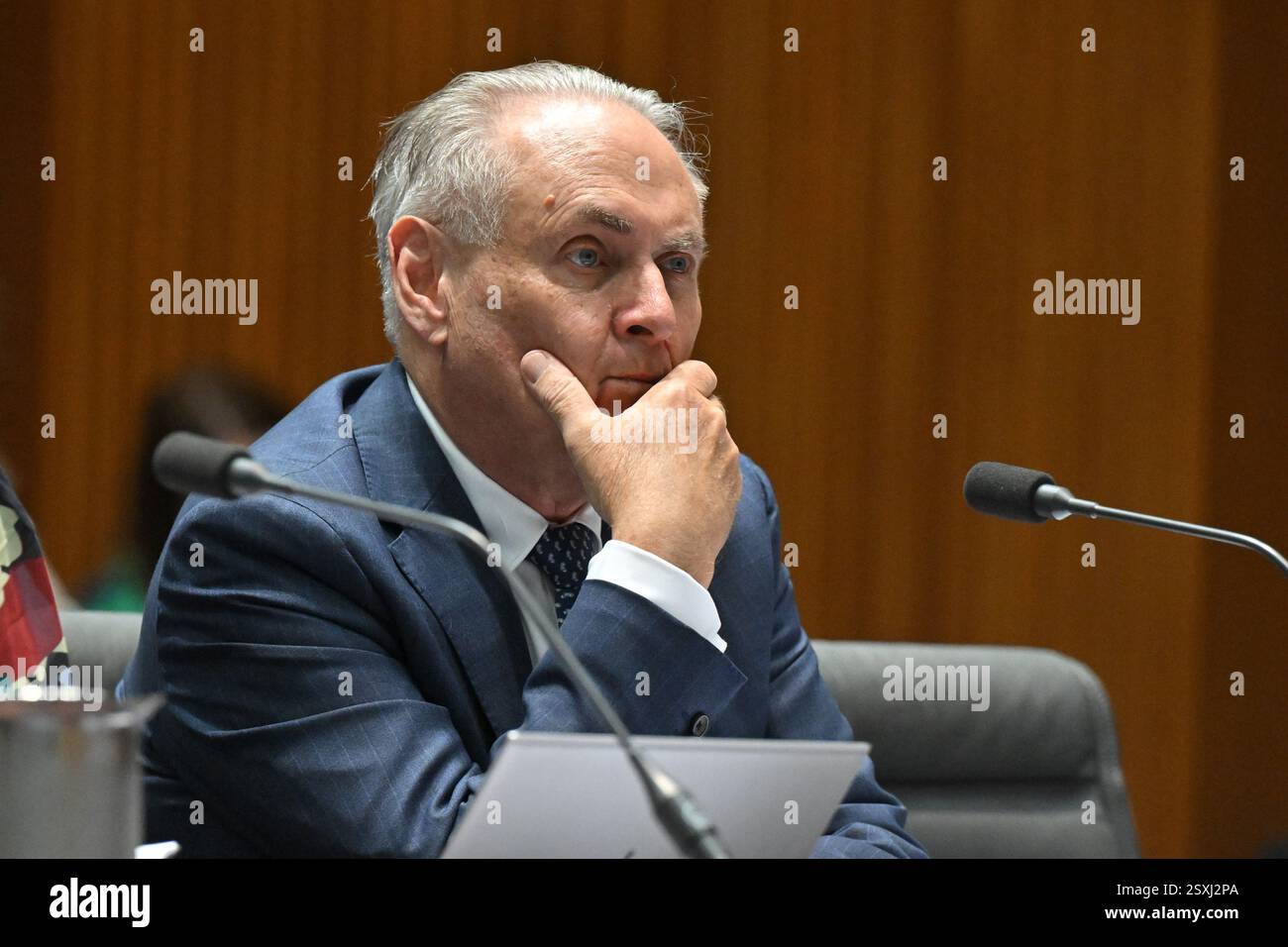 Canberra, Australia. 25th Feb, 2025. Minister for Trade Don Farrell ...