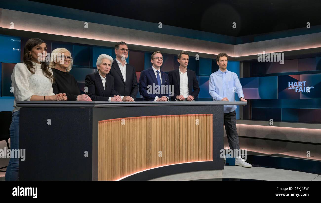 GER, Berlin, hart aber fair - Polittalk, TV, Format, mit Moderator ...