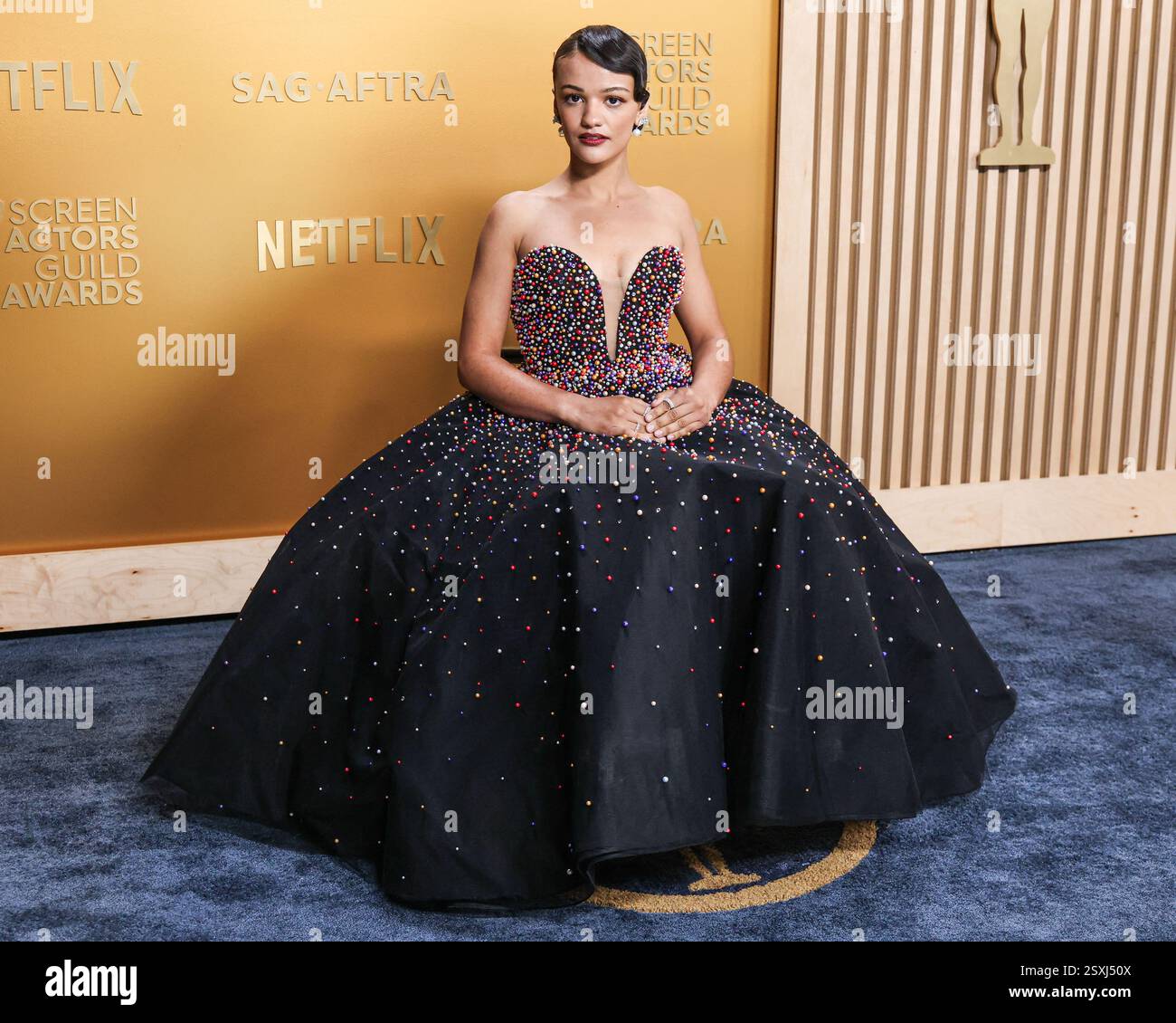 LOS ANGELES, CALIFORNIA, USA - FEBRUARY 23: Marissa Bode wearing a Tony ...