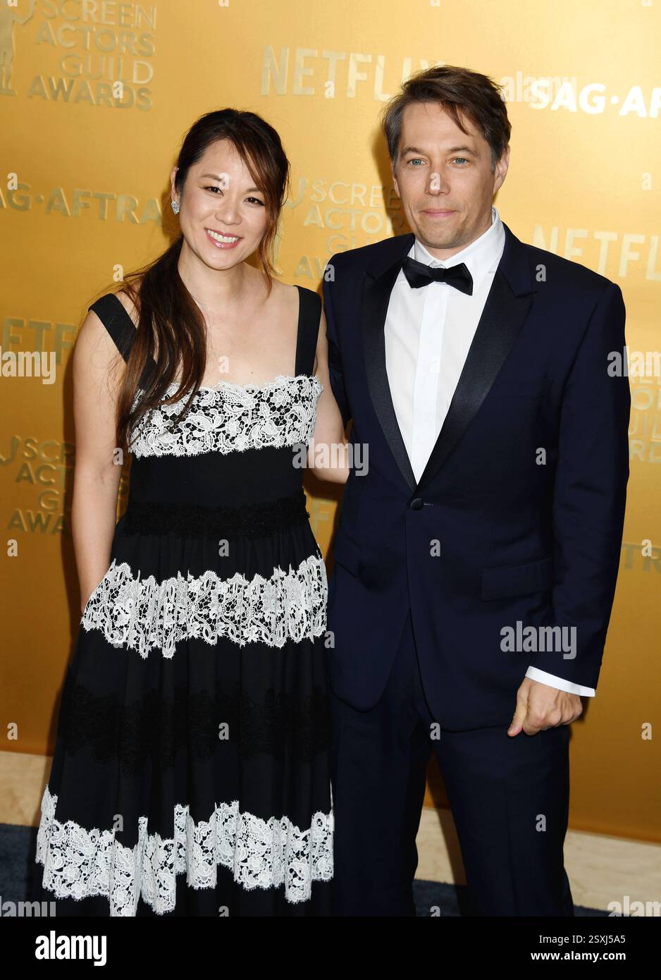 LOS ANGELES, CALIFORNIA - FEBRUARY 23: (L-R) Samantha Quan and Sean ...