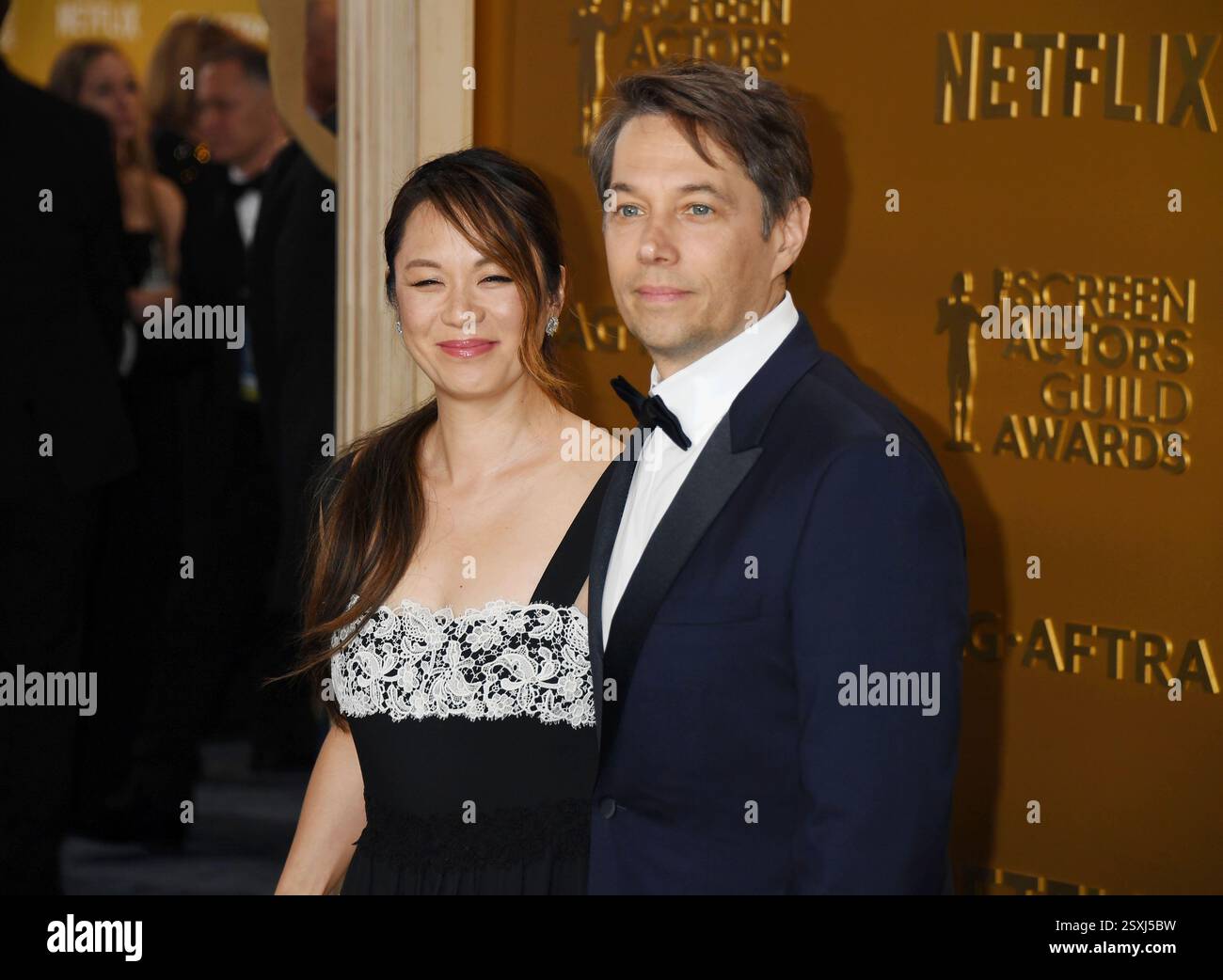 LOS ANGELES, CALIFORNIA - FEBRUARY 23: (L-R) Samantha Quan and Sean ...