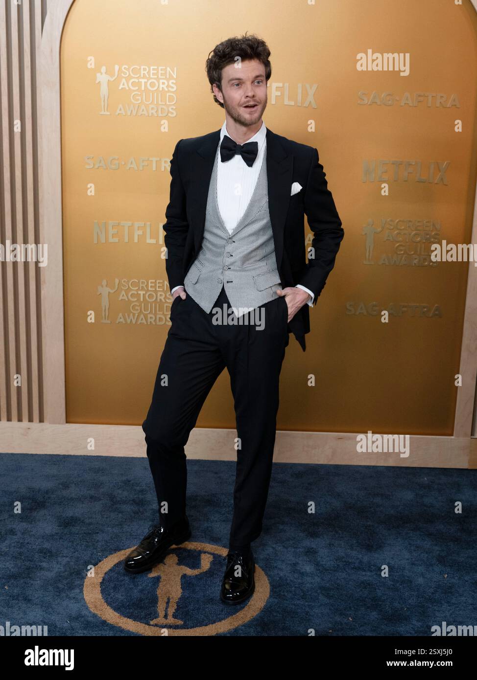February 23, 2025, Los Angeles, California, USA: Jack Quaid attends the ...