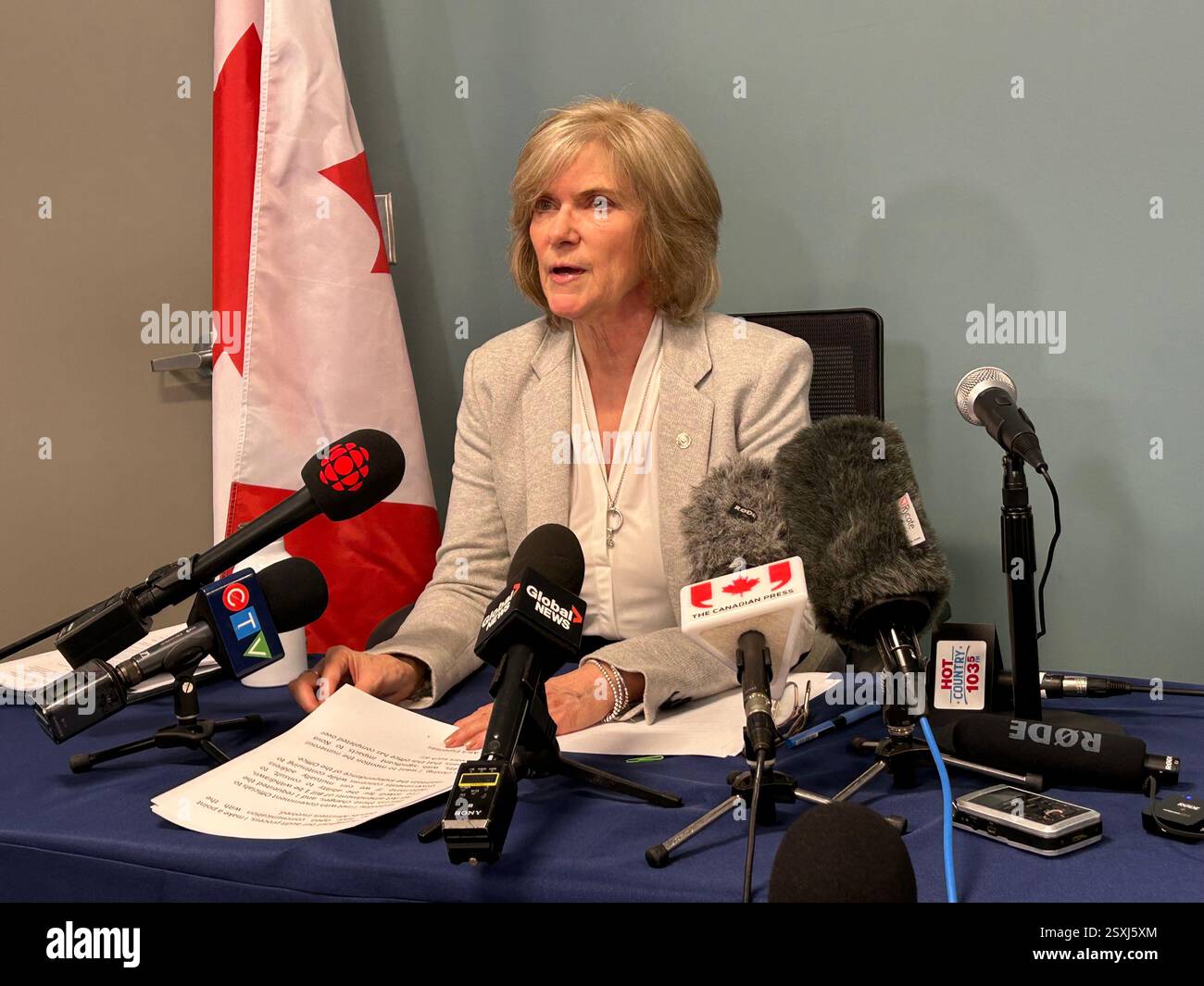 Halifax, Canada. 20th Feb, 2025. Nova Scotia auditor general Kim Adair ...