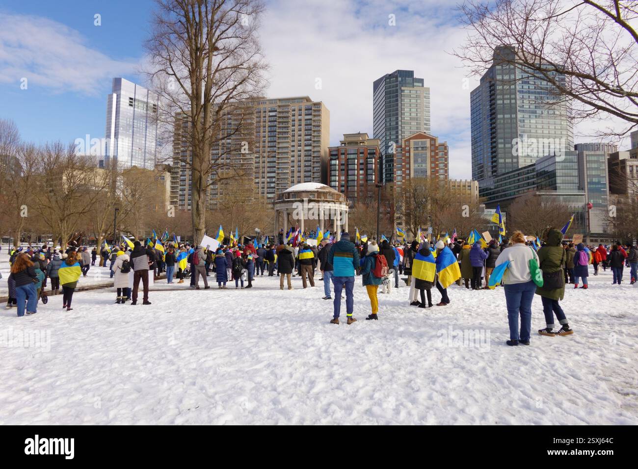 Stand with Ukraine - 3rd Anniversary of Rashist Invasion, Boston, 2025 ...
