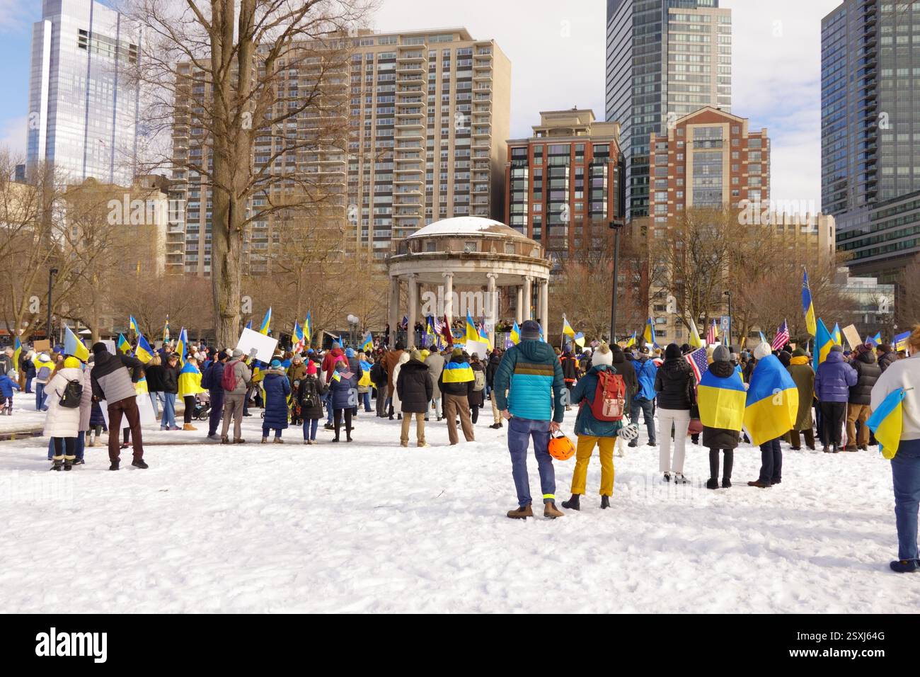 Stand with Ukraine - 3rd Anniversary of Rashist Invasion, Boston, 2025 ...