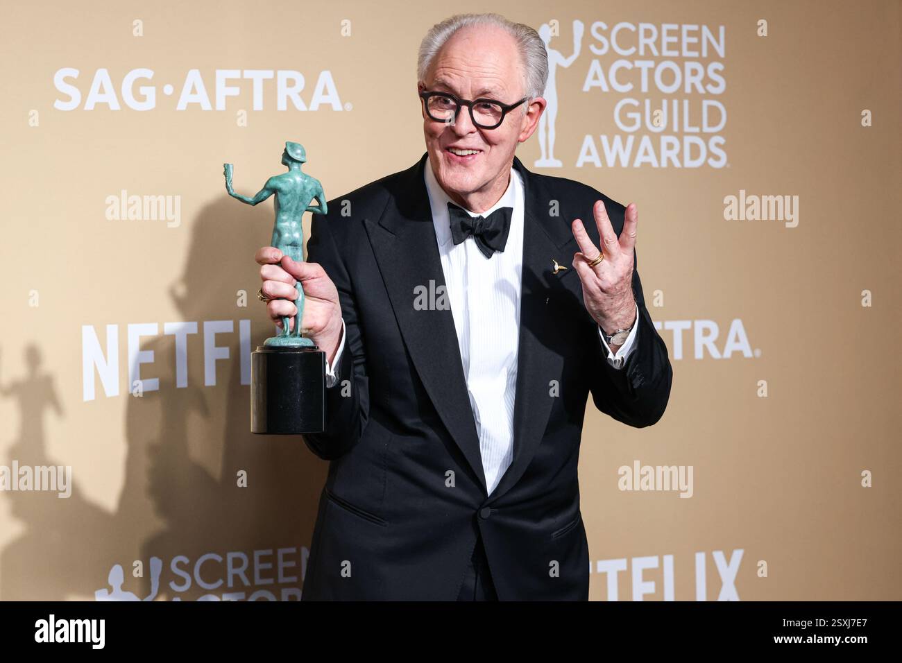 LOS ANGELES, CALIFORNIA, USA - FEBRUARY 23: John Lithgow, winner of ...