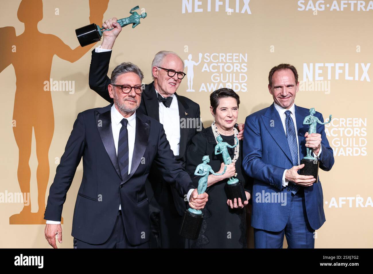 LOS ANGELES, CALIFORNIA, USA - FEBRUARY 23: Sergio Castellitto, John ...