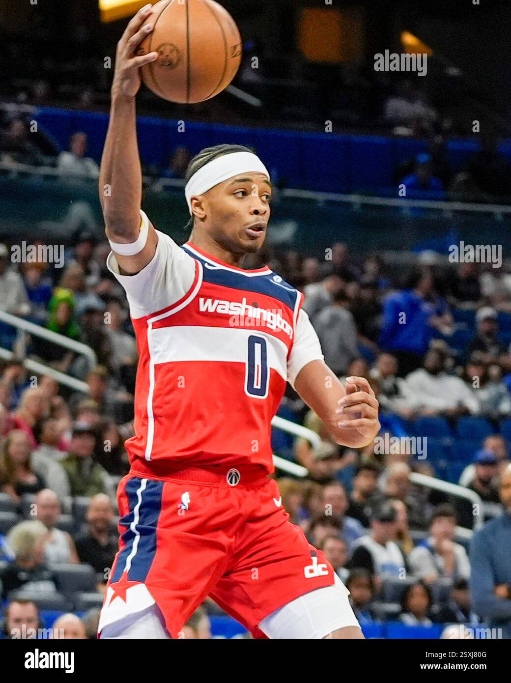 Washington Wizards guard Bilal Coulibaly (0) passes the ball during the ...