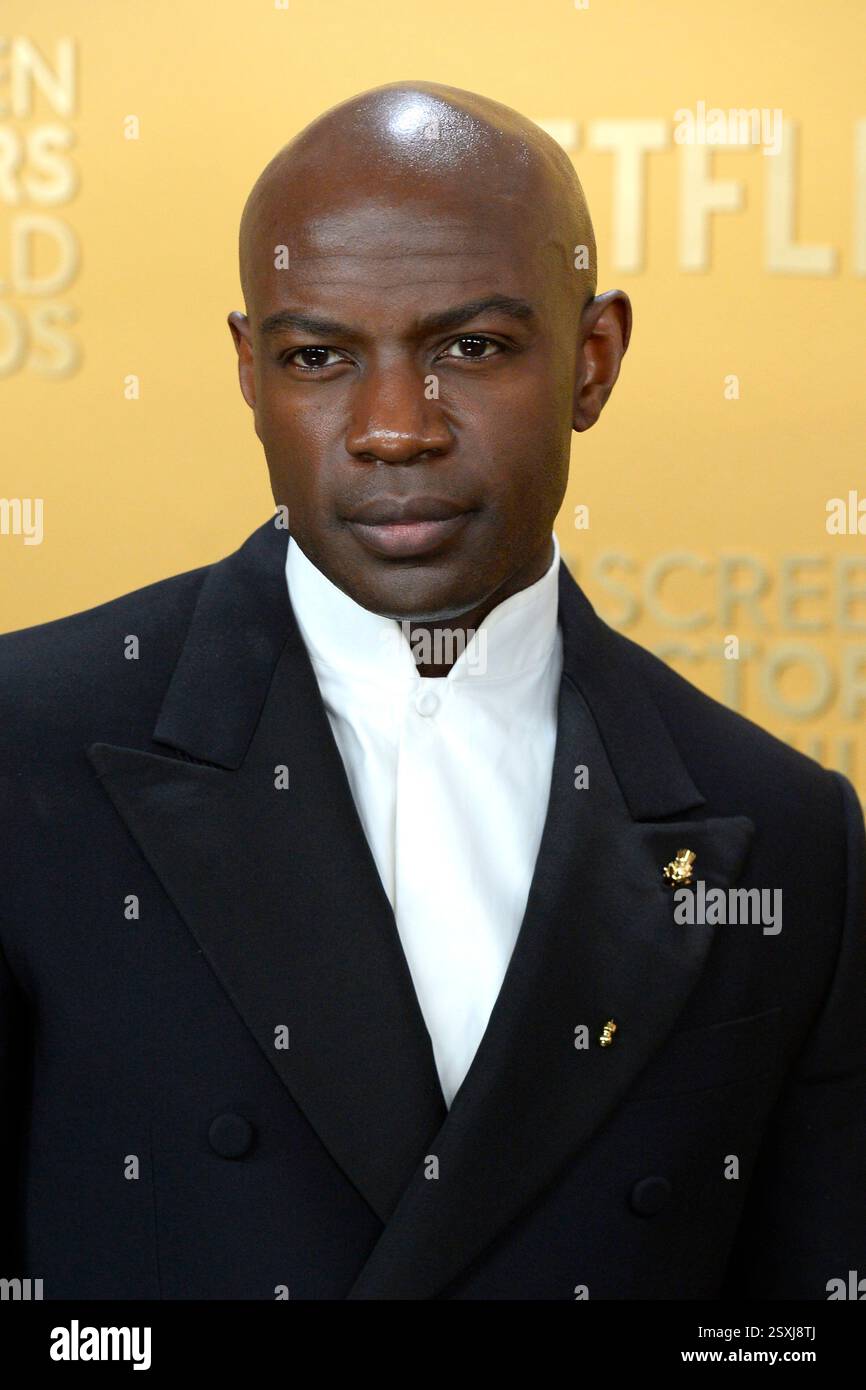 David Gyasi bei der Verleihung der 31. Screen Actors Guild Awards 2025 ...