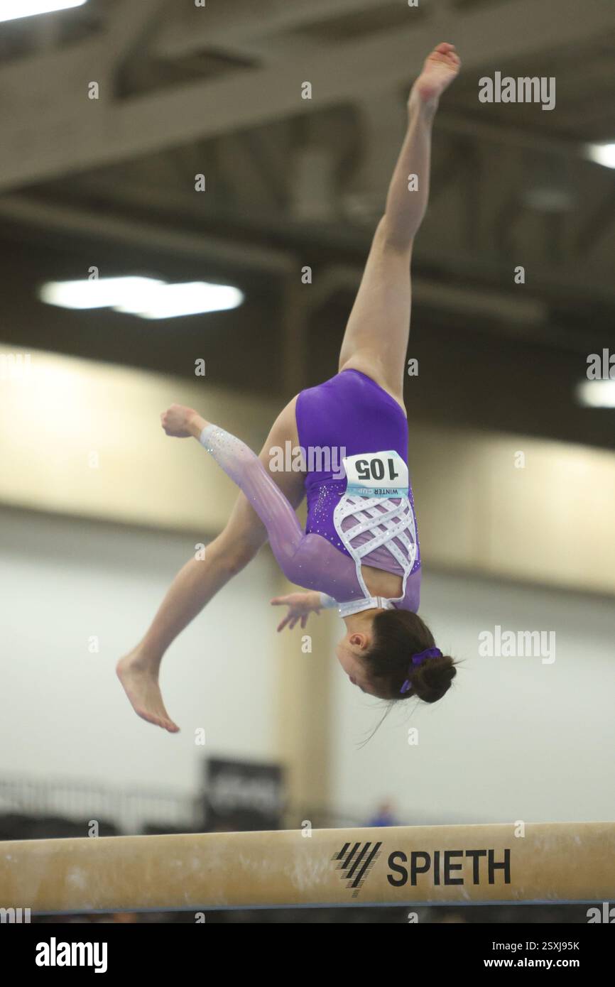February 23, 2025, Louisville, Ky, USA: 2025 Gymnastics Winter Cup, Louisville, KY - February 21 ...