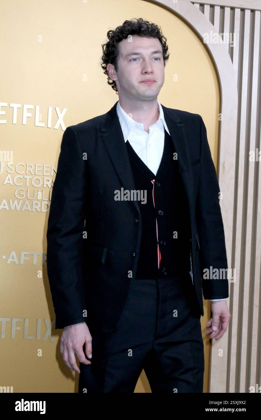 Los Angeles, USA. 23, February, 2025. Pictured left to right, Will ...