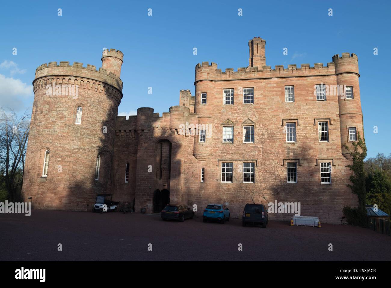 Dalhousie castle hotel in Cockpen, Midlothian, Scotland Stock Photo - Alamy