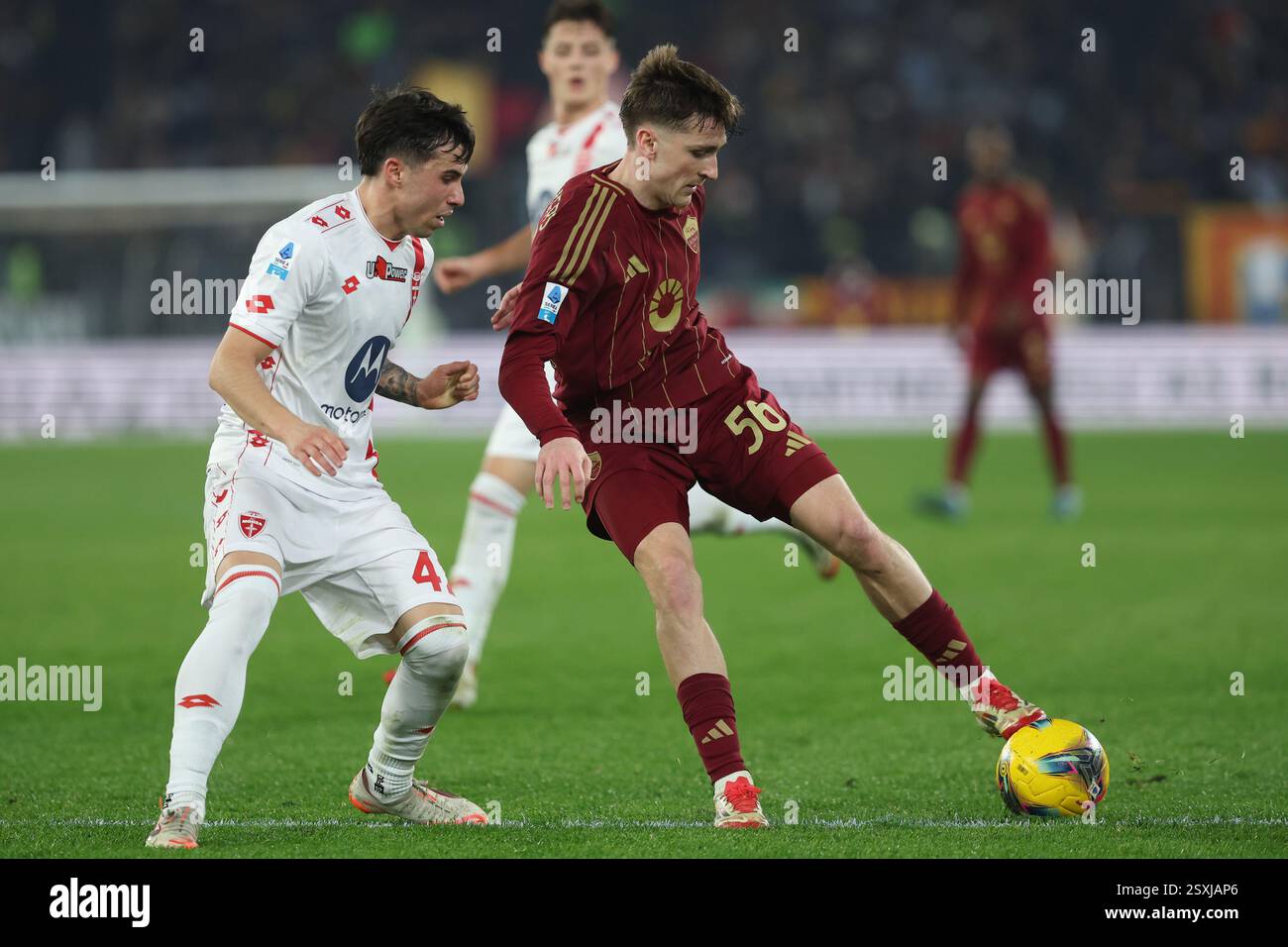Rome, Italy 24.02.2025 : Alessandro Bianco of Monza, Alexis ...